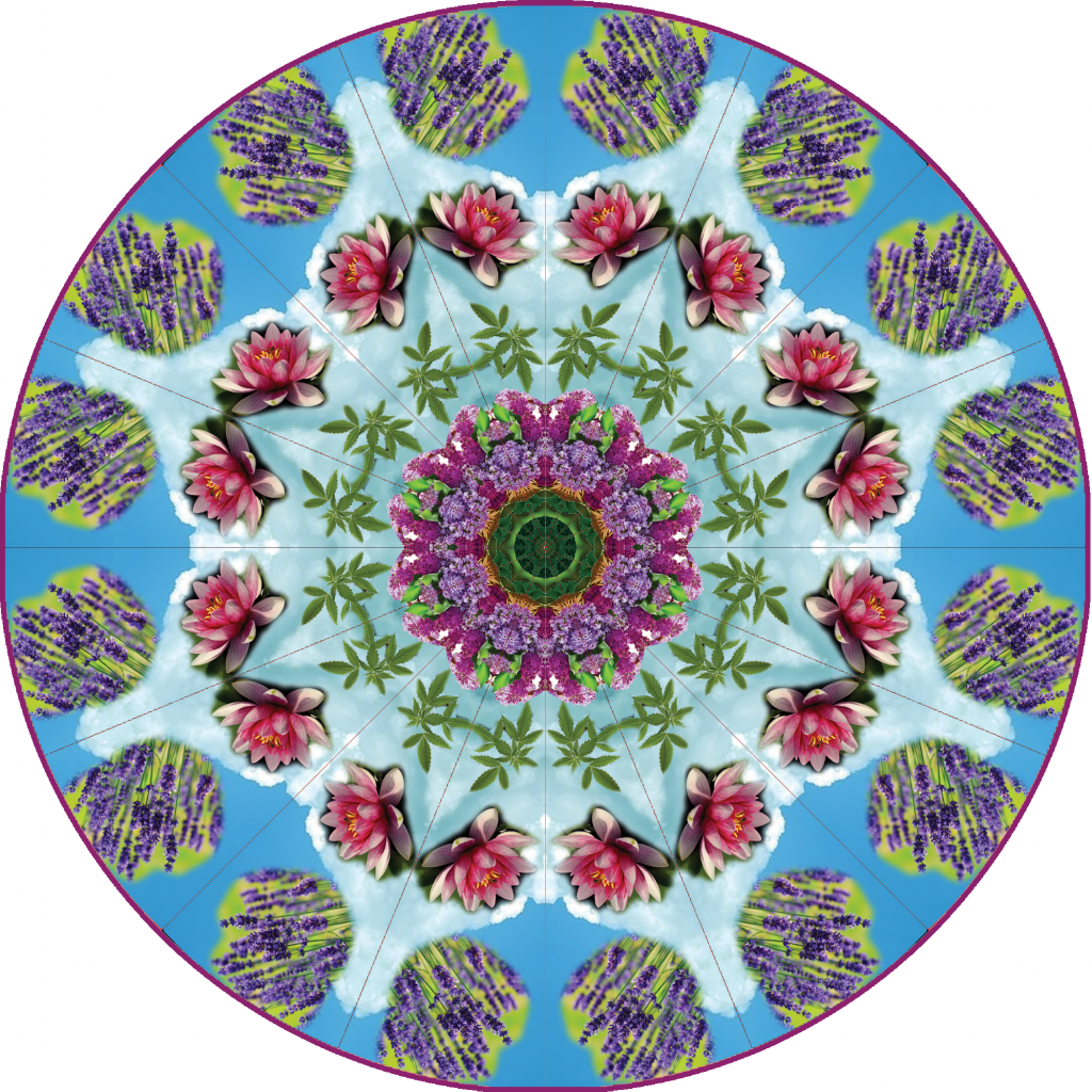 Stress Less Mandala for Anxiety and Stress - Feng Shui Mandalas